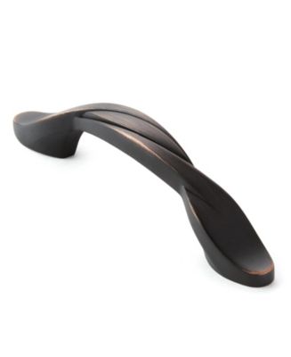 Cauldham 10 Pack Solid Braided Kitchen Cabinet Pulls Handles (3" Hole ...