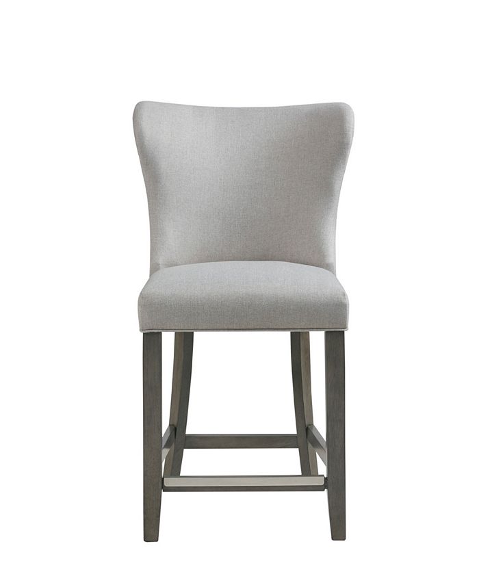 Madison Park Signature Helena 25.5" Fabric Upholstered Counter Stool ...
