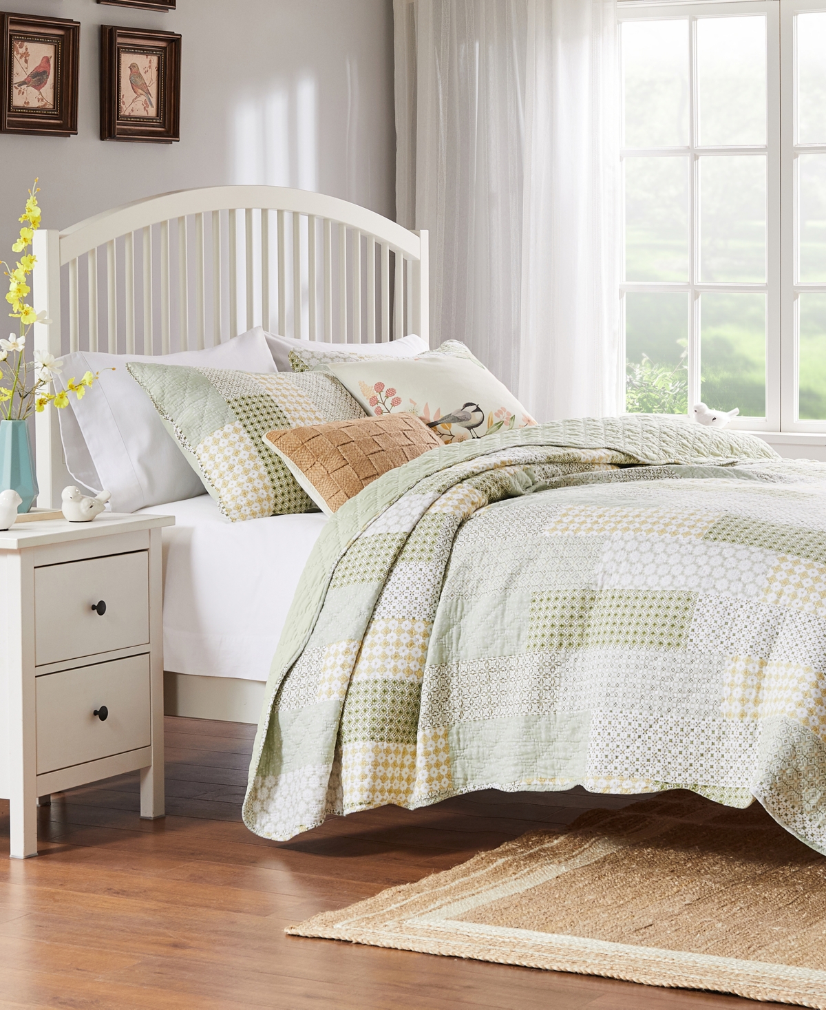 Click here for Greenland Home Fashions Juniper 2-Pc. Quilt Set  T... prices