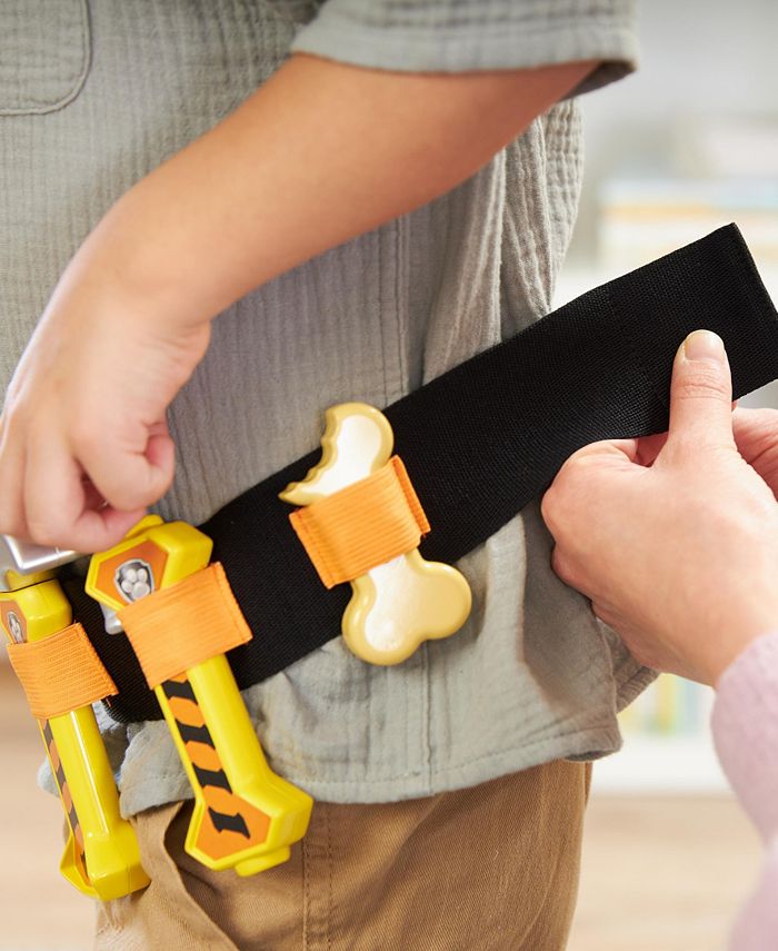 Rubble & Crew Rubble's Construction Tool Belt, with 6 Piece Kids Tool ...