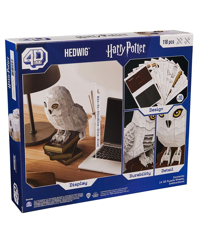 Spin Master Toys & Games 4D Build, Harry Potter Hedwig 3D Puzzle Model ...