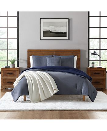 UGG® Brody Reversible 5-Pc. Comforter Set, Full/Queen - Macy's