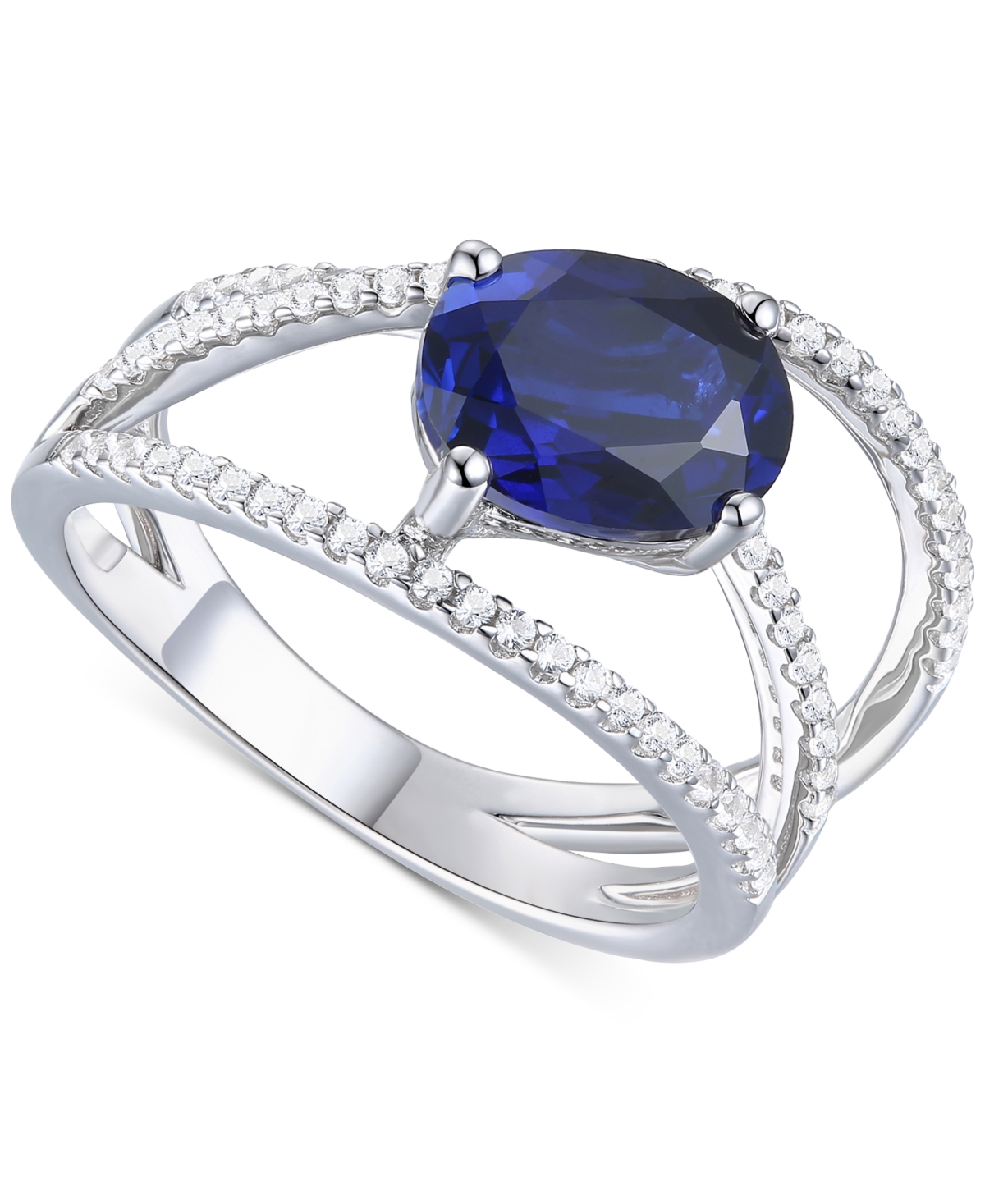 Click here for Lab-Grown Blue Sapphire (2-1/3 ct. t.w.) & Lab-Gro... prices
