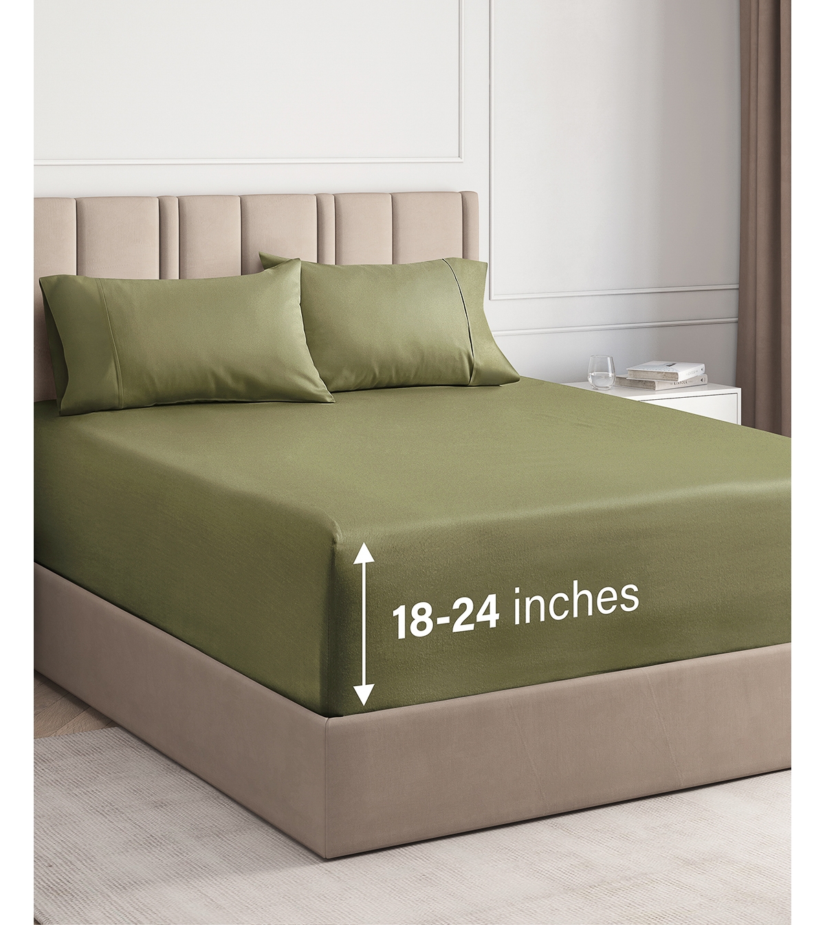 Click here for Cgk Unlimited Cotton Sheet Set 18 - 24 Inch Extra... prices