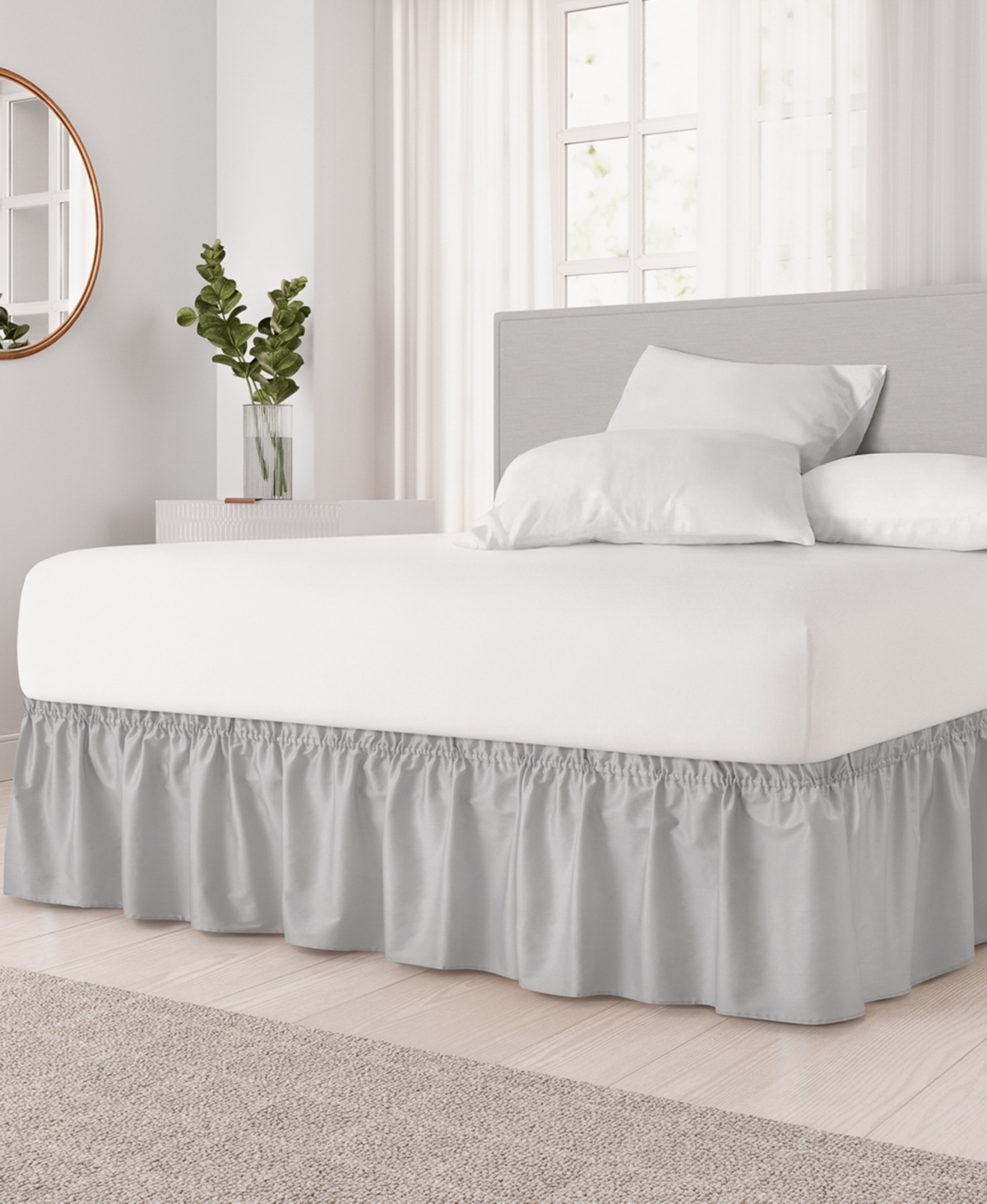 Click here for Cgk Unlimited Ruffled Elastic Wrap Around Bedskirt... prices