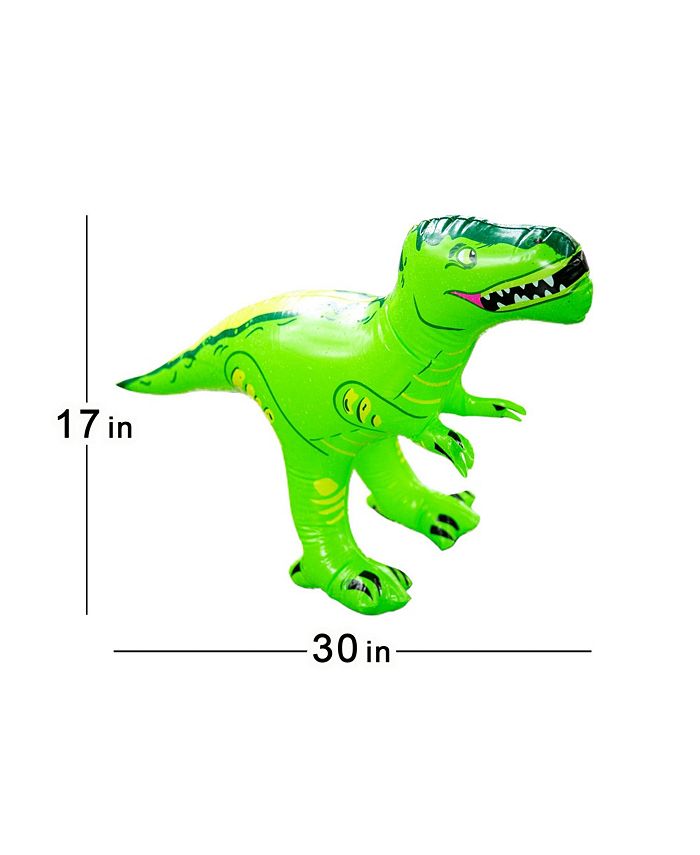Dazmers Inflatable Dinosaur Toys Set with Pump - Jurassic Dinosaur ...