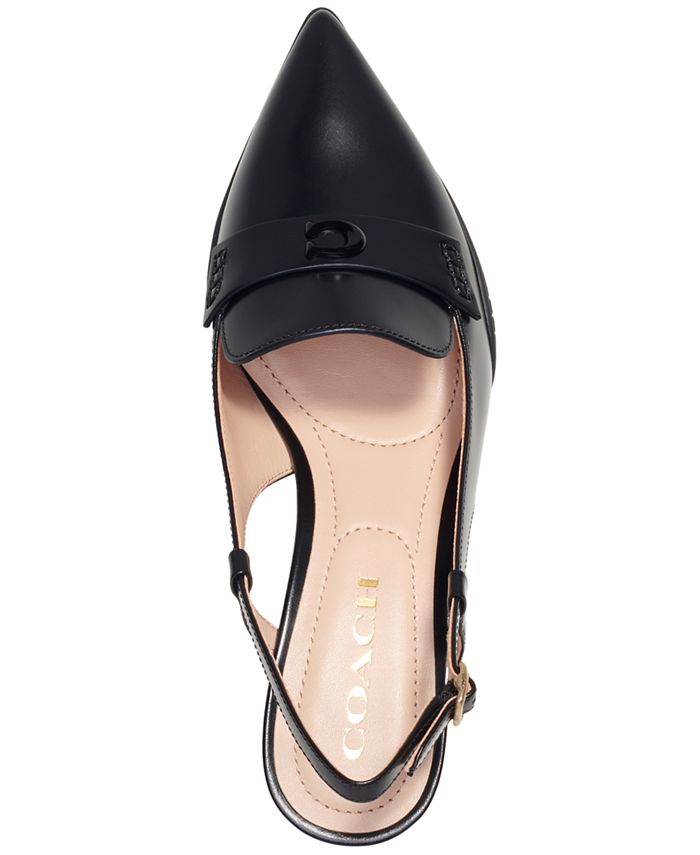 COACH Women's Nikola Slingback Kitten Heel Pumps - Macy's