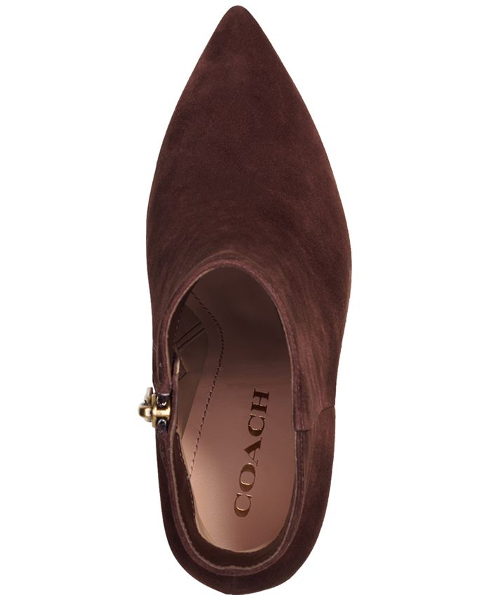 COACH Women's Carter Pointed Toe Dress Booties - Macy's