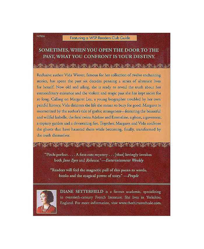 Barnes & Noble The Thirteenth Tale- A Novel by Diane Setterfield - Macy's