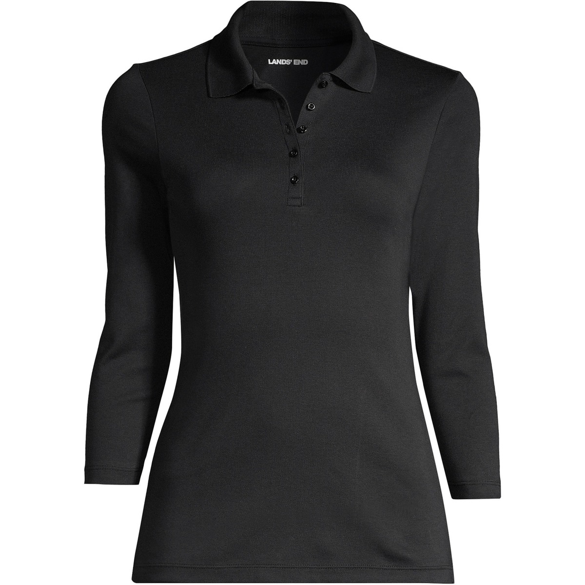 Click here for Lands End Womens Petite 3/4 Sleeve Supima Cotton P... prices