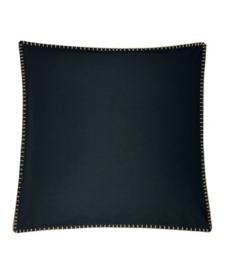 Videri Home Woven Whip Stitch Decorative Pillow, 21" x 21" - Macy's