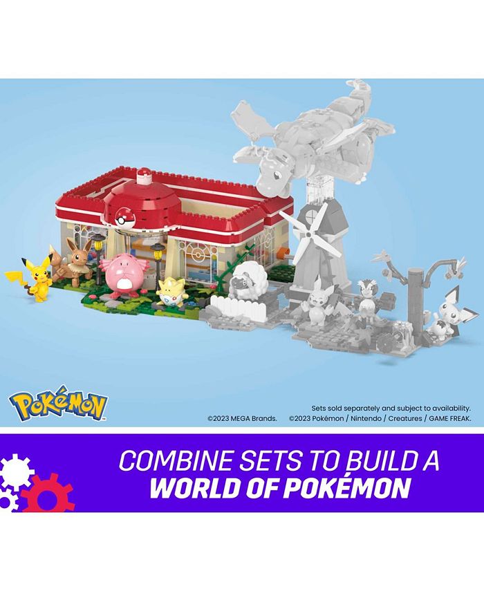 Pokemon MEGA Building Toy Kit, Forest Pokemon Center-648 Pieces - Macy's