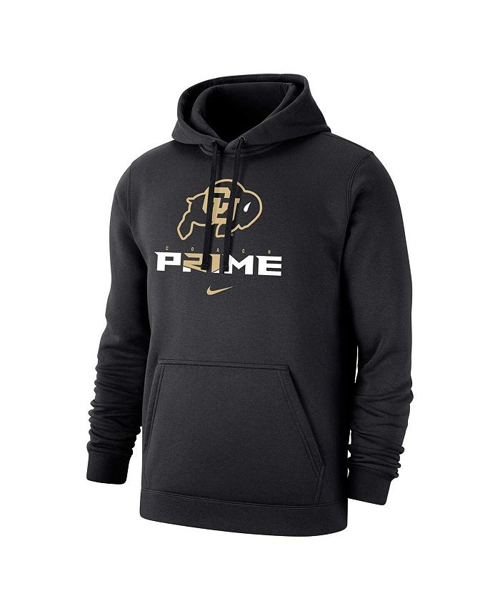 Nike Men's Black Colorado Buffaloes Coach Prime Pullover Hoodie - Macy's