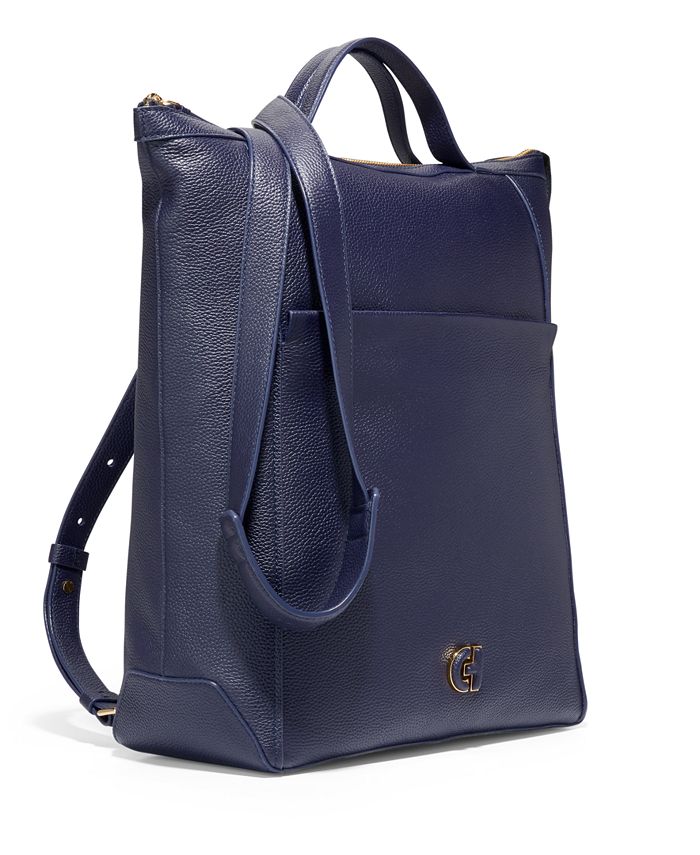Cole Haan Grand Ambition Convertible Leather Backpack - Macy's