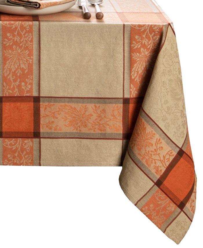 Elrene Autumnal Harvest Jacquard Table Linens Collection - Macy's