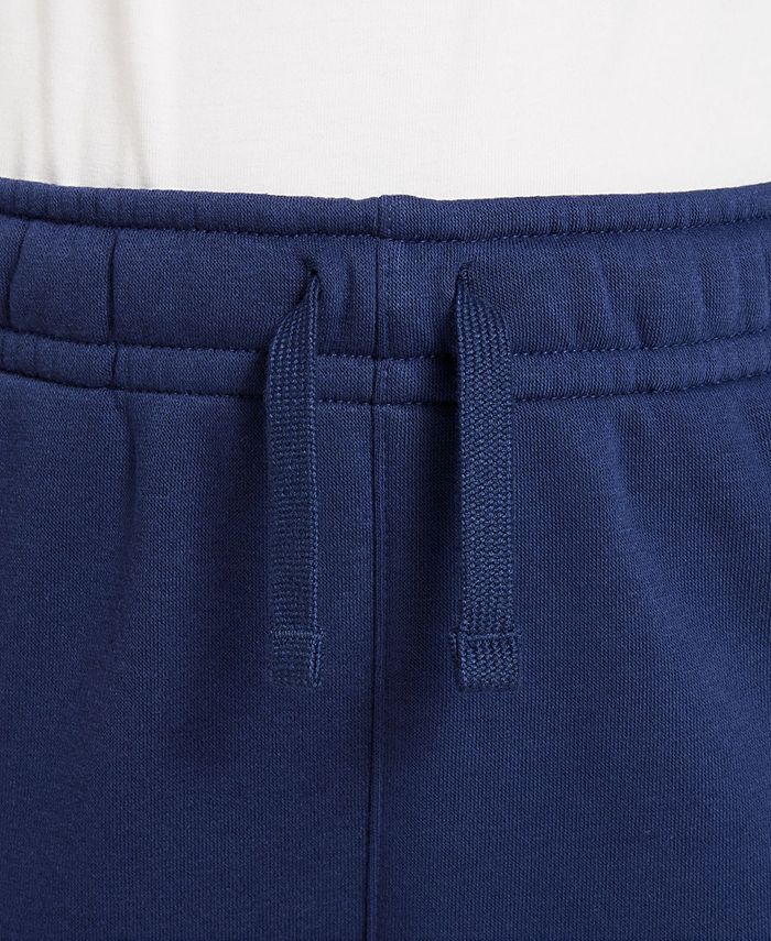 Nike Big Kids Sportswear Standard-Fit Logo-Print Fleece Cargo Joggers ...