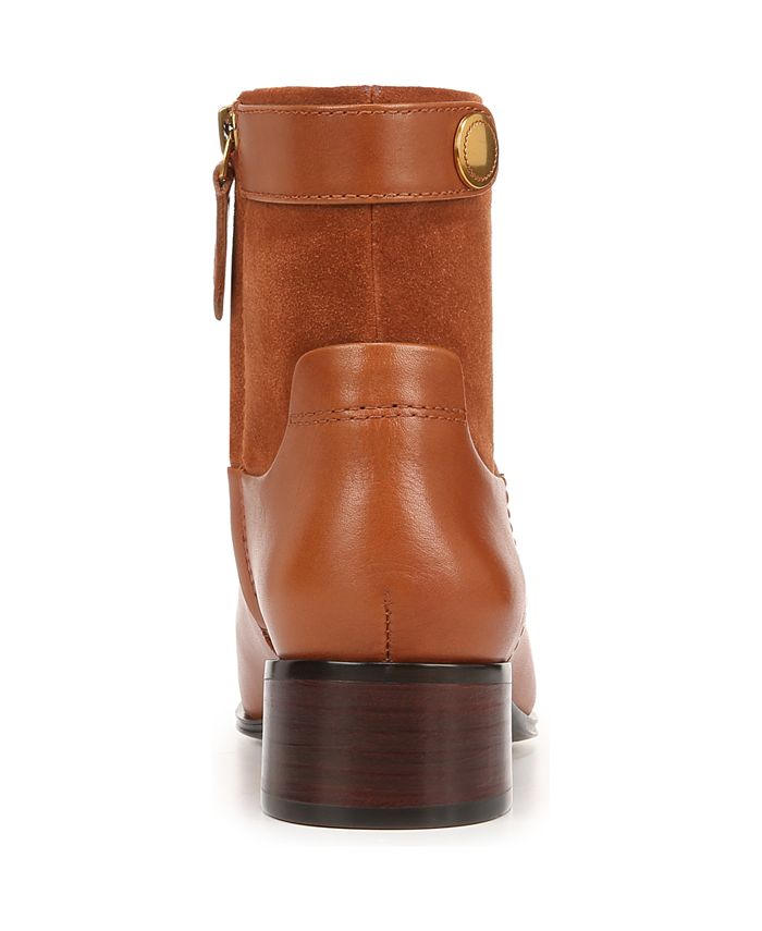 Franco Sarto Women's Jessica Stacked Heel Casual Booties - Macy's