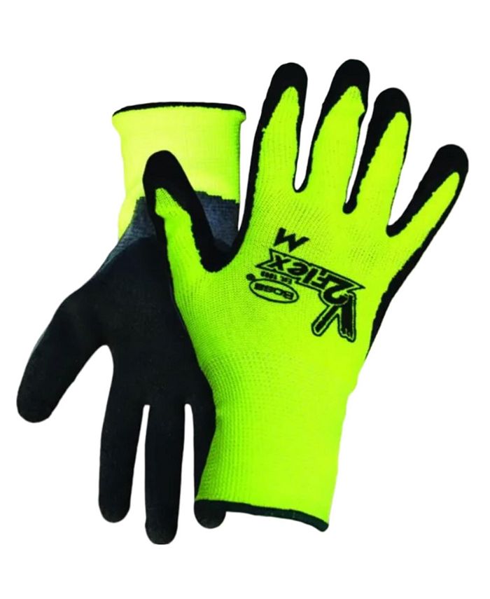 BOSS Textured Latex Coated Grip String Knit Gloves - Macy's