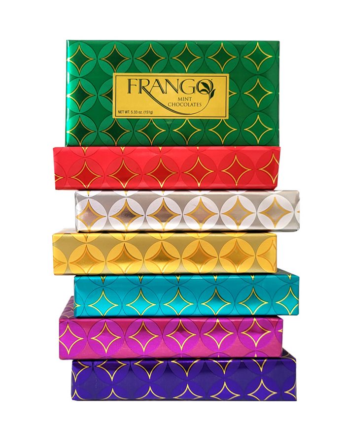 Frango Chocolates 1/3 LB Holiday Wrapped Box Of Chocolate Collection ...