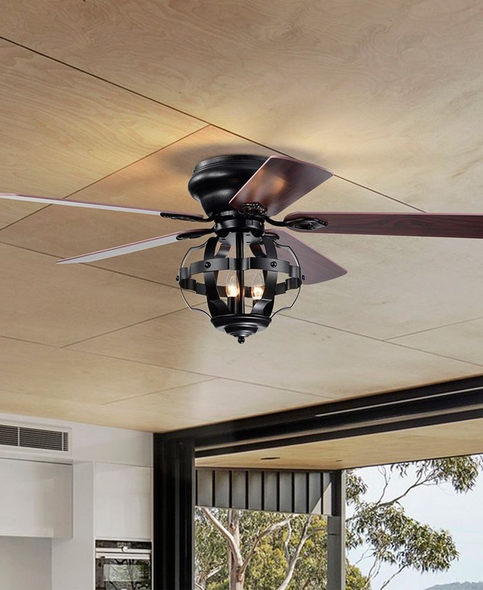 Home Accessories Haley 52" 3-Light Indoor Ceiling Fan with Light Kit ...