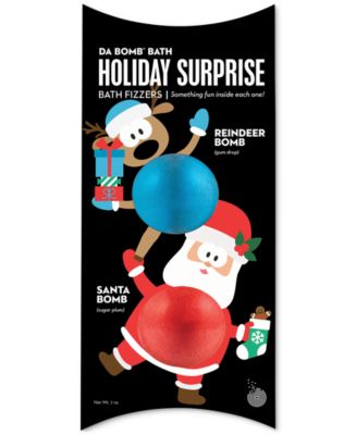 Da Bomb 2-Pc. Bath Fizzers Reindeer & Santa Gift Set - Macy's