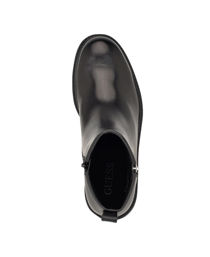 GUESS Men's Dine Low Shaft Casual Lug Sole Boots - Macy's