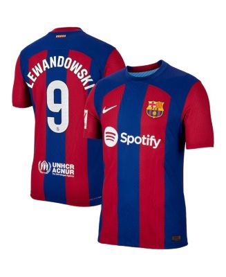 Men's Nike Robert Lewandowski Royal Barcelona 2023/24 Home Authentic ...