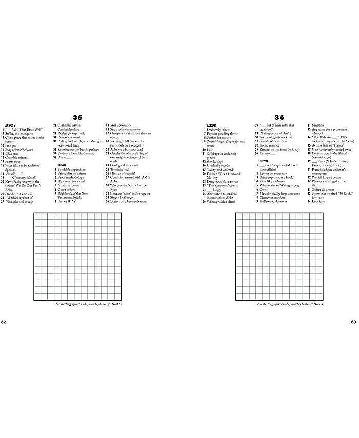 Barnes & Noble Puzzlewright Guide to Diagramless Crosswords- Over 50 ...