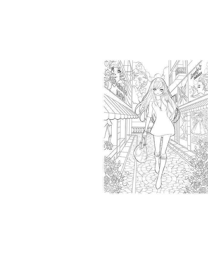 Barnes & Noble The Manga Artist's Coloring Book- Fashion!- Fun Clothes ...