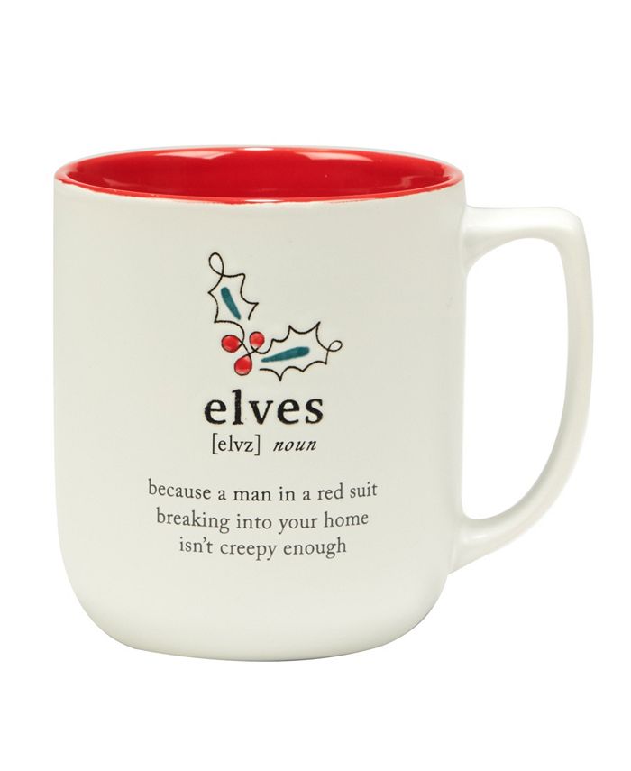 Certified International Christmas Fun Sayings 16 oz Mugs Set of 6 - Macy's