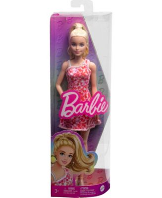 Barbie Fashionistas Doll 205 With Blond Ponytail and Floral Dress - Macy's