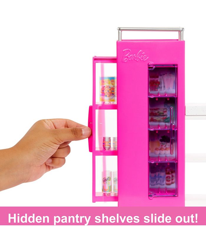 Barbie Doll and Ultimate Pantry Play Set, Barbie Kitchen Add-on With 30 ...