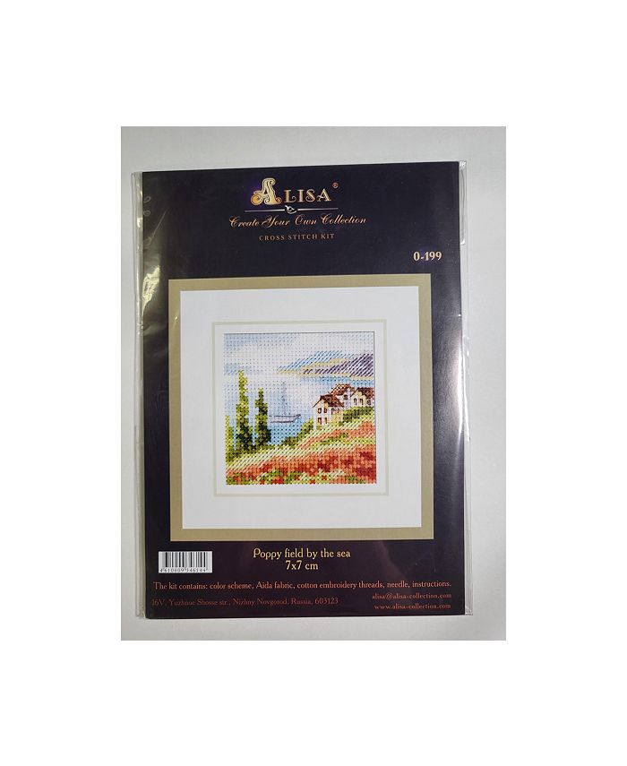 Alisa Poppies at the Sea 0-199 Counted Cross-Stitch Kit - Macy's
