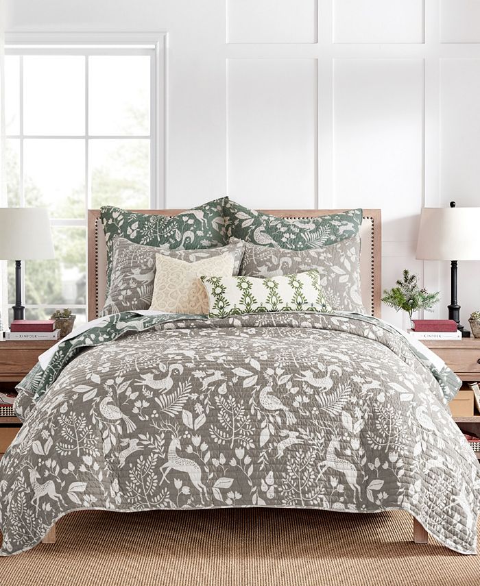 Levtex Bretton Woods Green Reversible 2-Pc. Quilt Set, Twin/Twin XL ...
