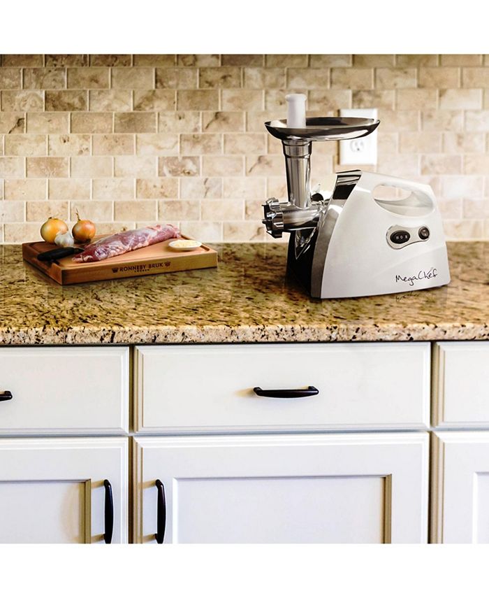 MegaChef 1200 Watt Powerful Automatic Meat Grinder for Household Use ...