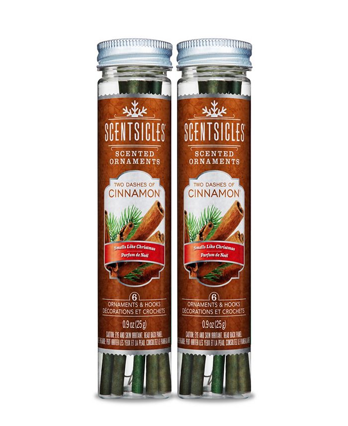 National Tree Company Scentsicles, Scented Ornaments, 6 Count Bottles ...