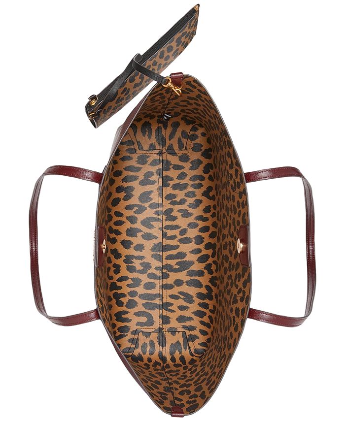 kate spade new york Bleecker Modern Leopard Interior Pop Printed Medium ...