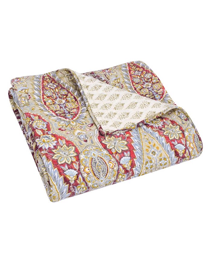 Levtex Emel Reversible Quilted Throw, 50" x 60" - Macy's
