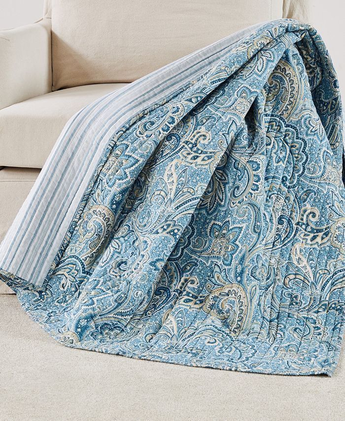 Levtex Kimpton Reversible Quilted Throw, 50" x 60" - Macy's