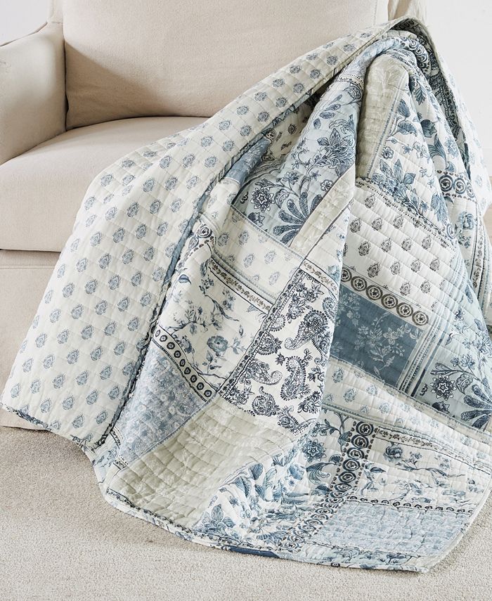 Levtex Aliza Folk Art Reversible Quilted Throw, 50" x 60" - Macy's