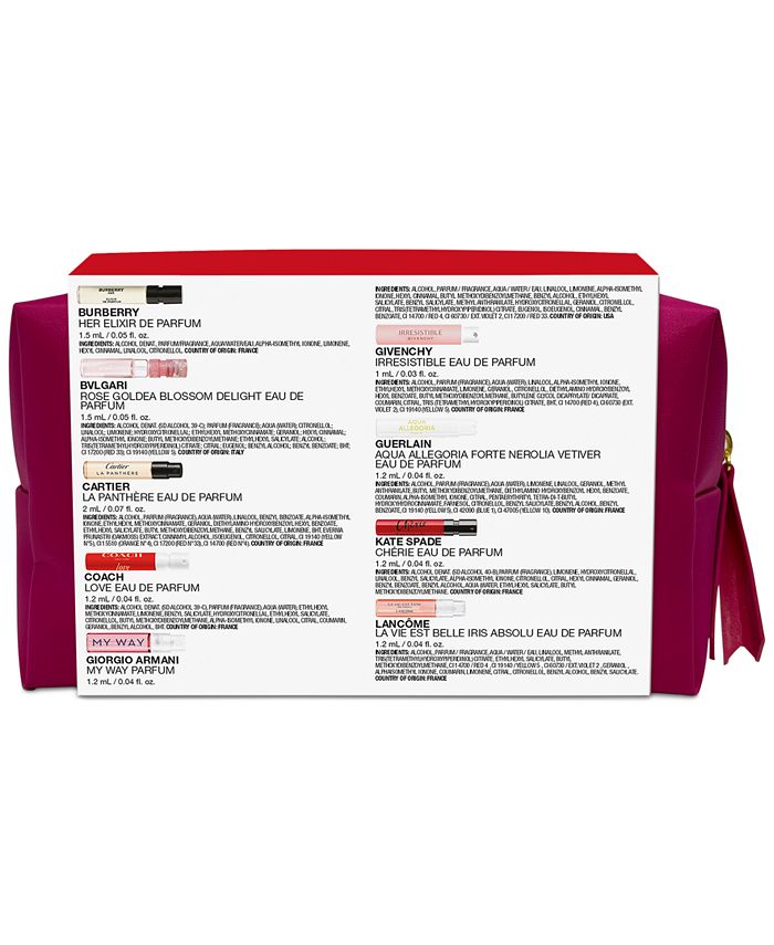 Created For Macy's 17-Pc. Macy's Favorite Scents Sampler Discovery Set ...