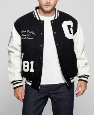 GUESS Men's 81 Varsity Patches Jacket - Macy's