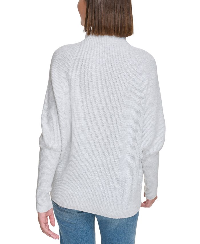 Calvin Klein Jeans Women's Funnel Neck Dolman-Sleeve Sweater - Macy's