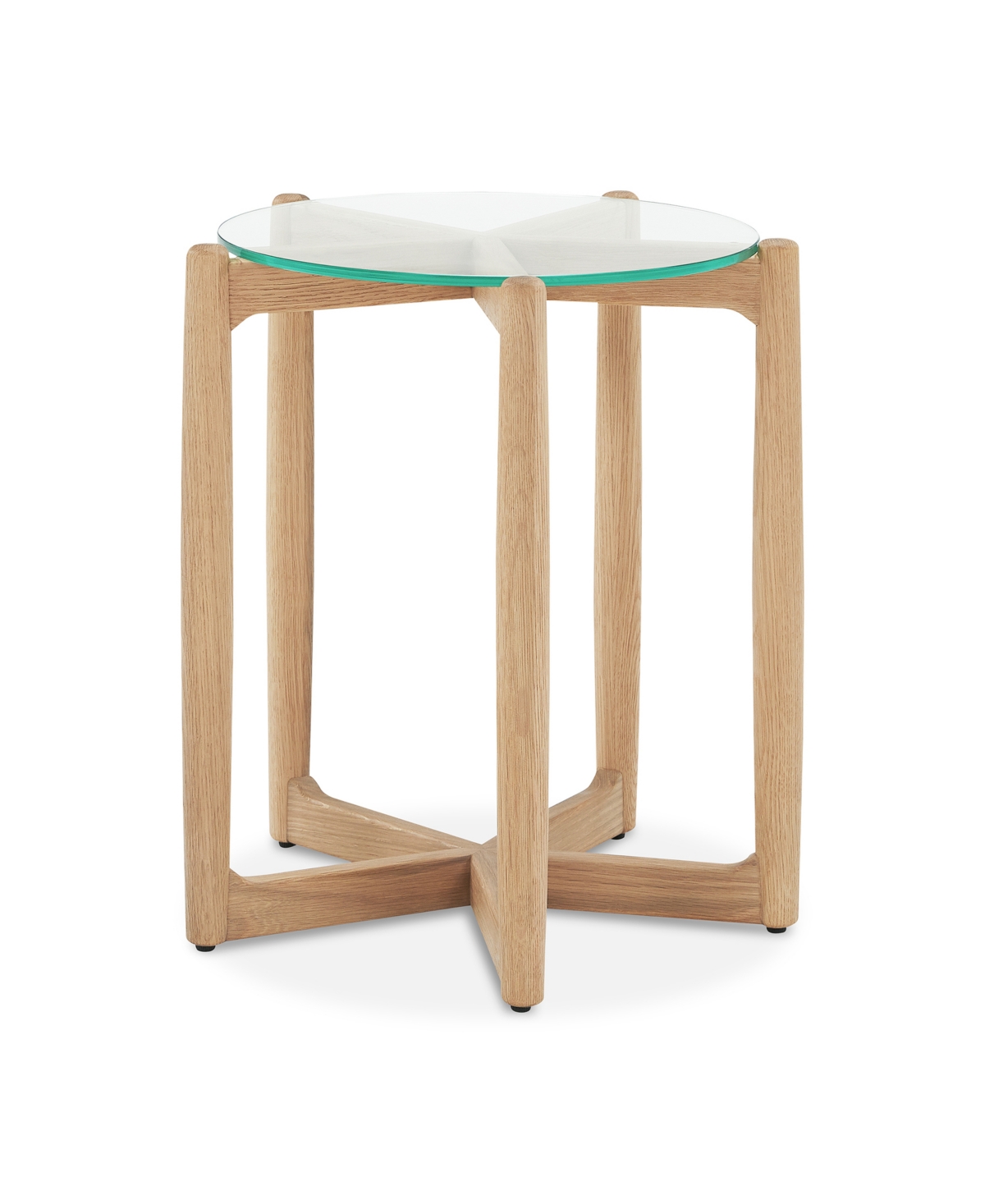 Click here for Hetta 19.69 Walnut Round Side Table - Solid Oak prices