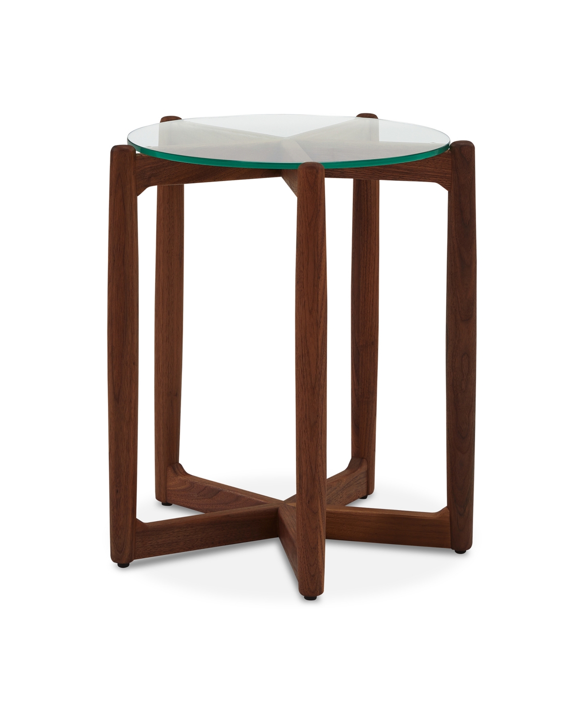 Click here for Hetta 19.69 Walnut Round Side Table - Solid Walnut prices