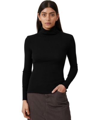 COTTON ON Women's Everfine Roll Neck Knit Top - Macy's