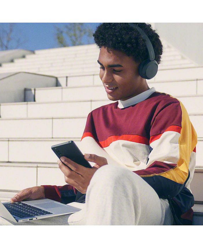 Sony WHCH520/B Wireless Over-Ear Headphones with 360 Reality Audio ...