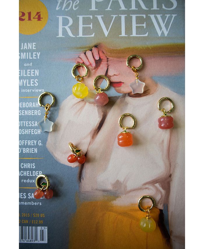 seree Harvest — Jade stone charm earrings - Macy's