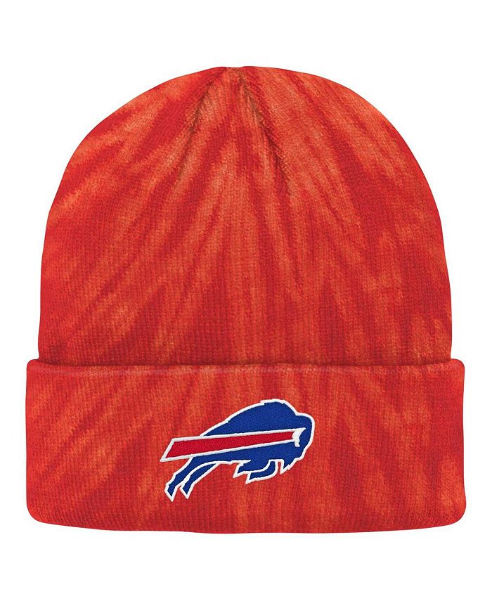 Outerstuff Big Boys and Girls Red Buffalo Bills Tie-Dye Cuffed Knit Hat ...