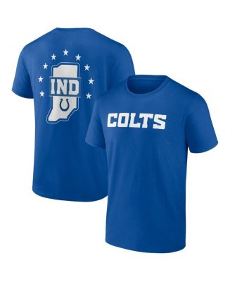 Men's Profile Royal Indianapolis Colts Big and Tall Two-Sided T-shirt ...